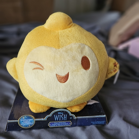 Disney | Toys | Disney Wish Yellow Plush Toy | Poshmark